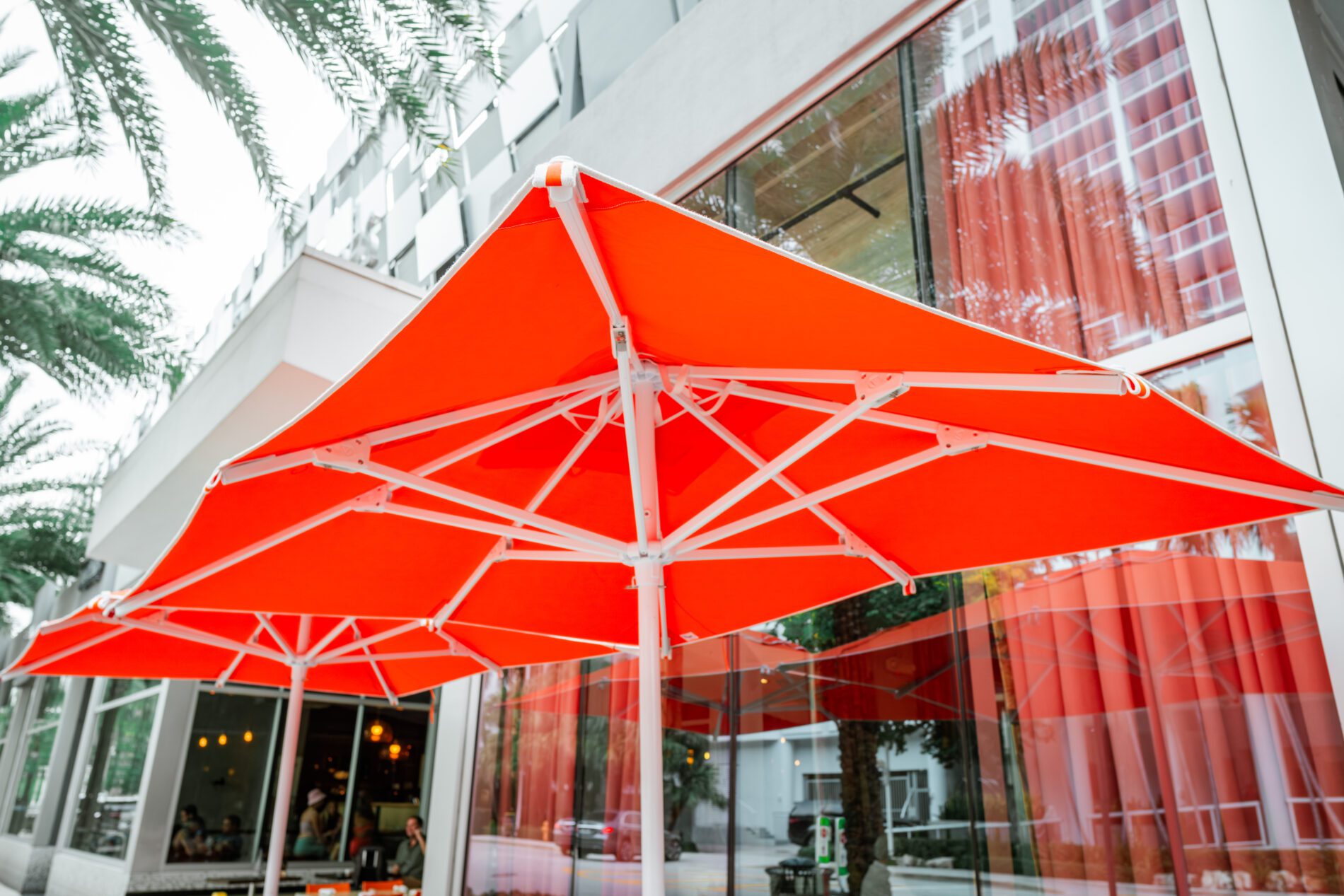 Icebox Cafe with Poggesi's Enzo Umbrella