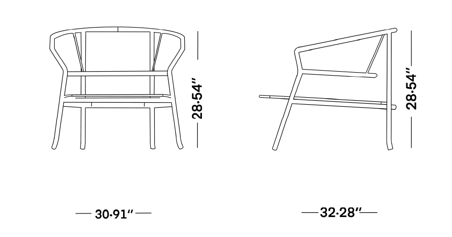 Reggio Club Chair - Poggesi® USA